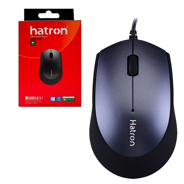 ماوس سیم دار بیصدا Hatron مدل HM430SL - سیگنال کامپیوتر